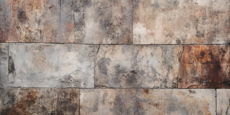 Background with the Texture of Worn Vintage Worn Cement Tiles, with the ...