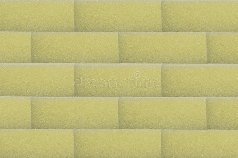 Background Texture of Yellow Foam Sponge Surface Squares Arranged ...