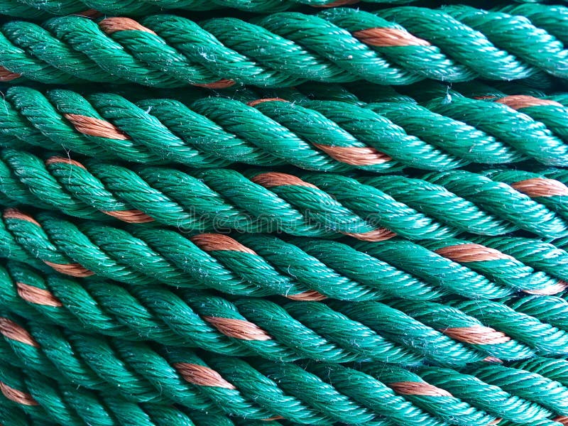 Background Textured Green Nylon Rope Stock Image - Image of white ...