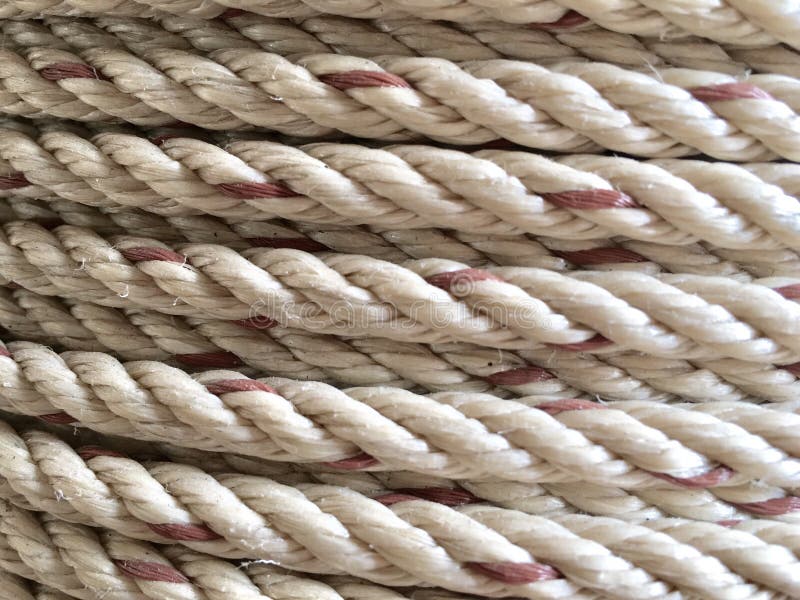 Background Textured White Nylon Rope Stock Image - Image of surface ...