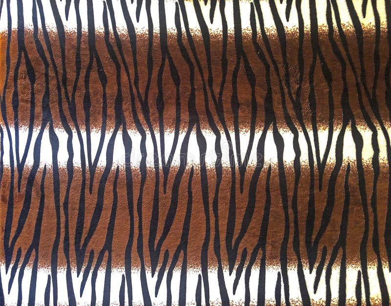 Background Textures of Fur. Imitation of Zebra Skin on a Brown and ...