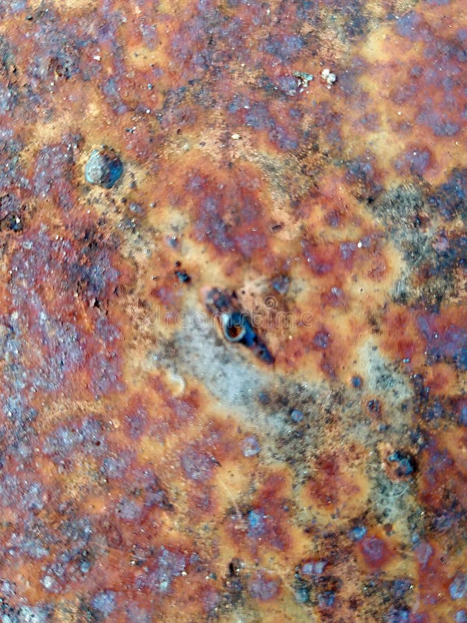 Background of Textures and Rust Patterns. Rough Surface of Rust. Area ...