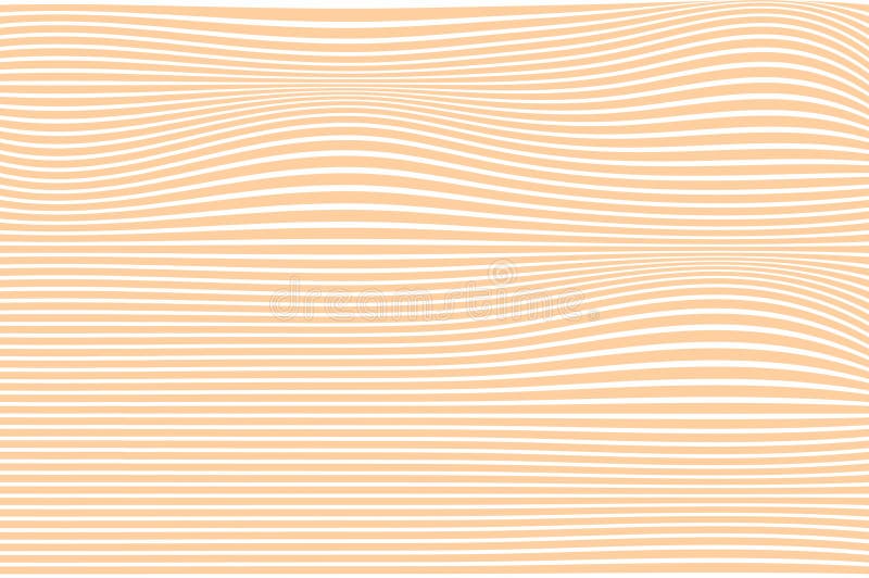 Background, Thin Slightly Wavy Lines, Light Pastel Orange Tone Stock ...