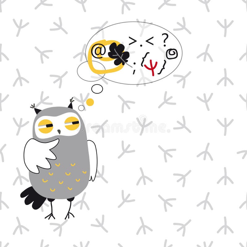 Thinking Owl Stock Illustrations – 983 Thinking Owl Stock Illustrations, Vectors & Clipart ...