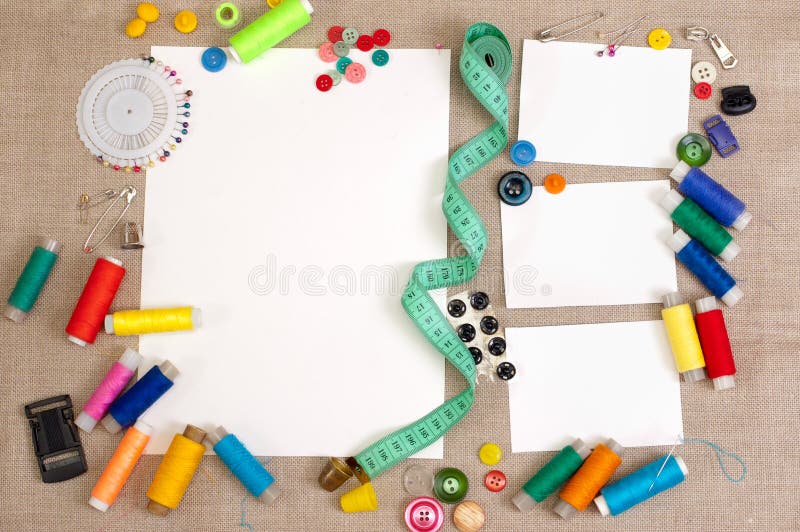 Background with threads stock image. Image of details - 18609973