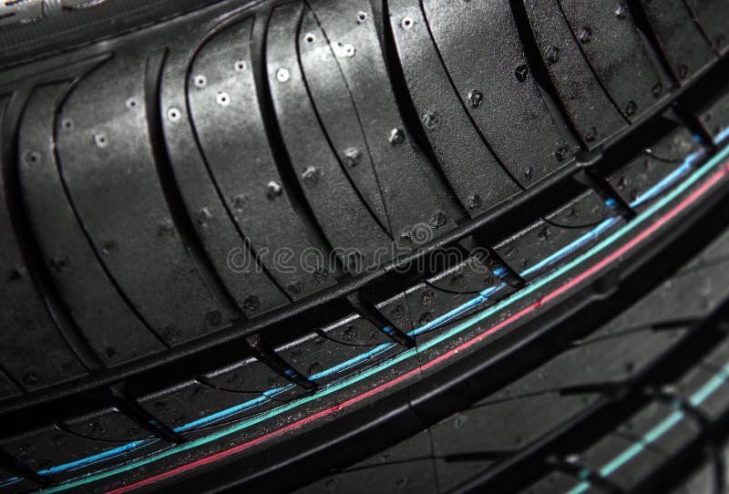 Background of the Tire Tread. Stock Image - Image of rubber, closeup ...
