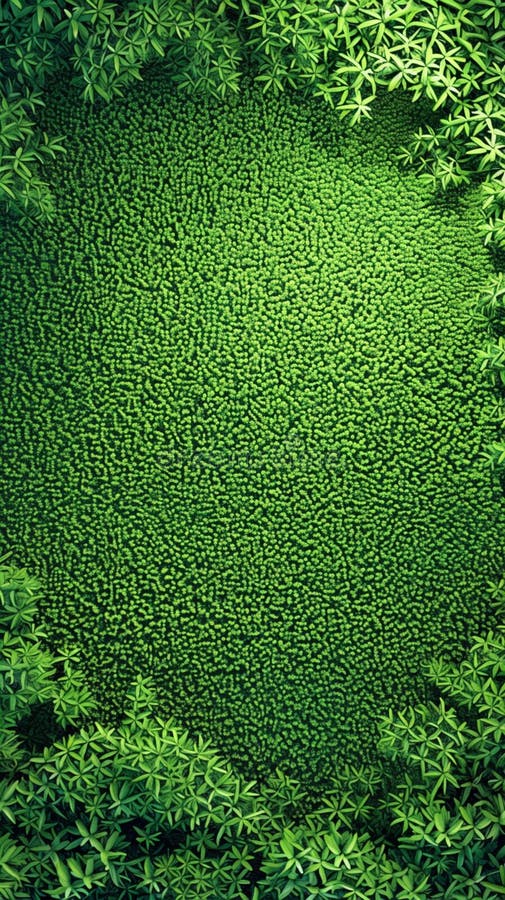 Background Top View of a Fresh Green Lawn, 3D Rendering Stock ...