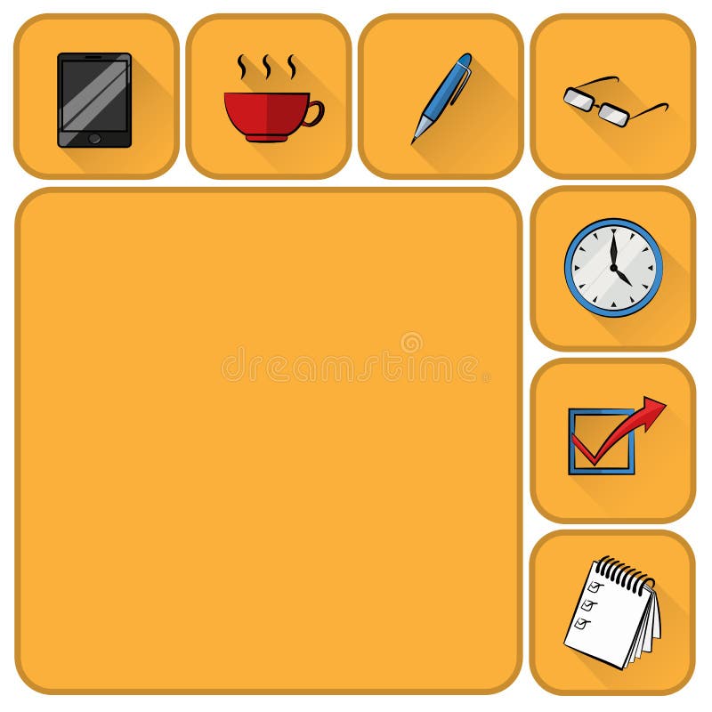 Background on the Topic of Creative Work Stock Vector - Illustration of ...