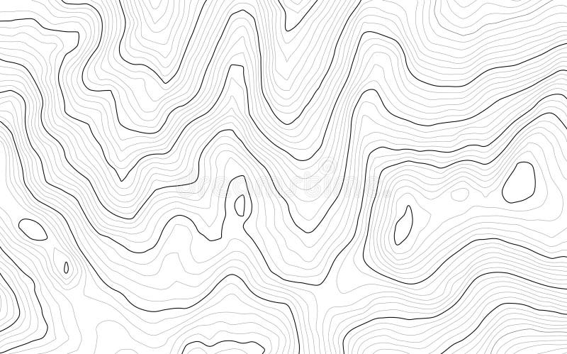 Background of the Topographic Map. Topo Map with Elevation. Geographic ...
