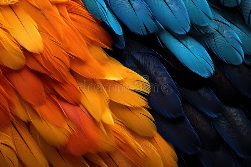 Background of Toucan Feathers Stock Photo - Image of bright, closeup ...