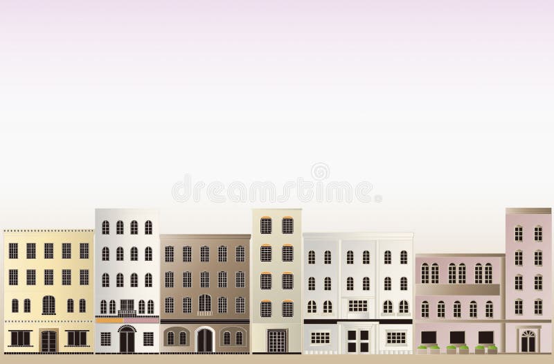 Background of the town. stock vector. Illustration of landscape - 38835325