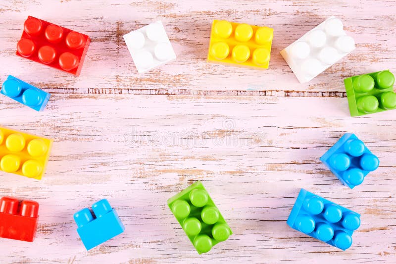 Background with toys stock image. Image of border, cube - 116157351