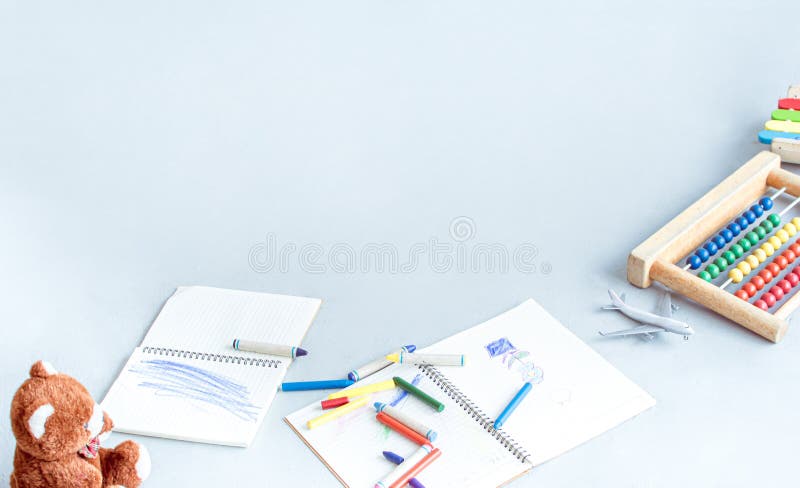 Background of an Education Theme Stock Photo - Image of preschool, toys ...