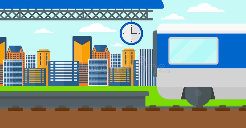 Cartoon Leaving Train Stock Illustrations – 61 Cartoon Leaving Train ...