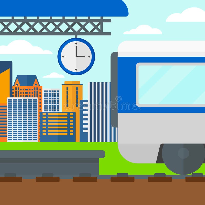 Cartoon Leaving Train Stock Illustrations – 35 Cartoon Leaving Train ...