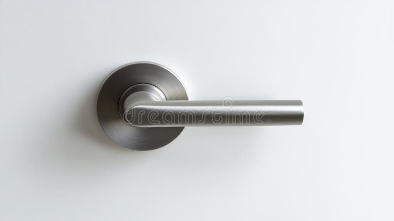Background of a Transparent Aluminium Door Handle Stock Image - Image ...