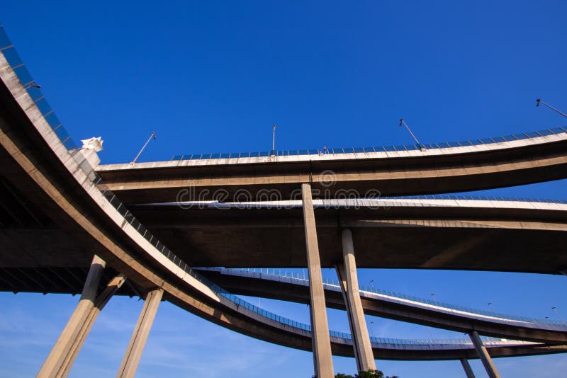 Complexity Expressway Bridge Stock Image - Image of built, lane: 134828069