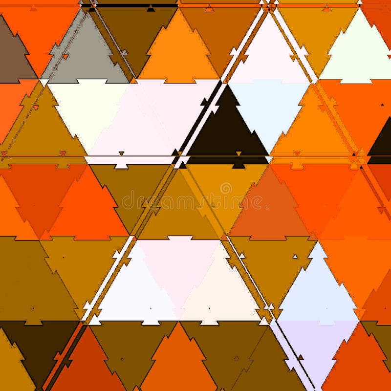 Polygon Background with a Triangle Pattern in Vibrant Hoz Red Orange ...