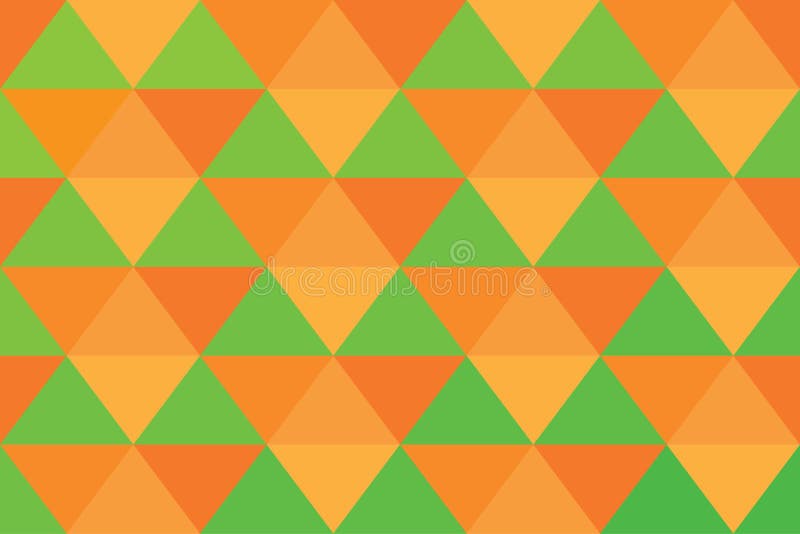 Background Triangle Pixel Banner Orange Abstract Pattern Green Light ...