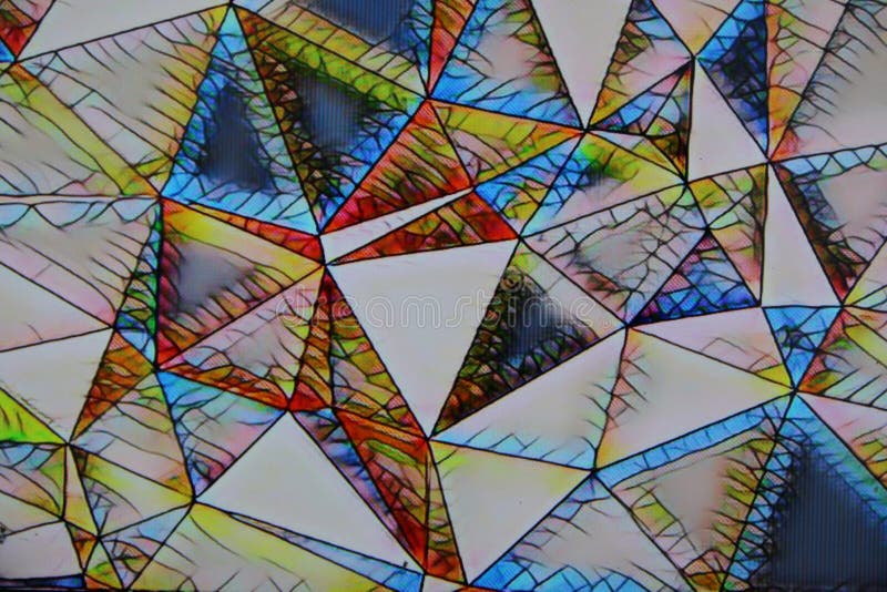 Background with Triangle Shapes and Textures Stock Photo - Image of ...