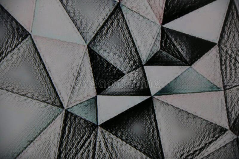 Background with Triangle Shapes and Textures Stock Image - Image of ...