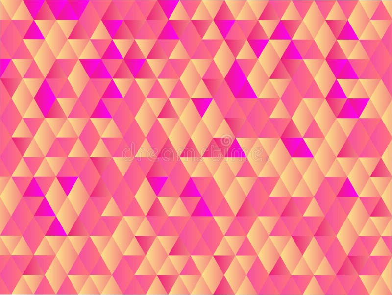 Background with Triangles on an Abstract Theme Stock Illustration ...