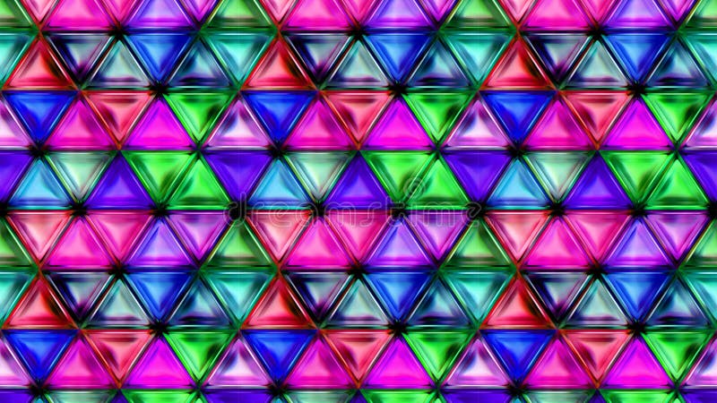Background of Triangles of Different Colors with a Mosaic Pattern Stock ...