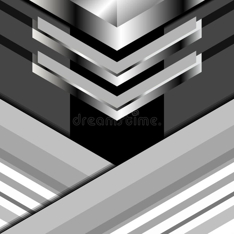 Triangles grey pattern. stock vector. Illustration of digital - 88647304