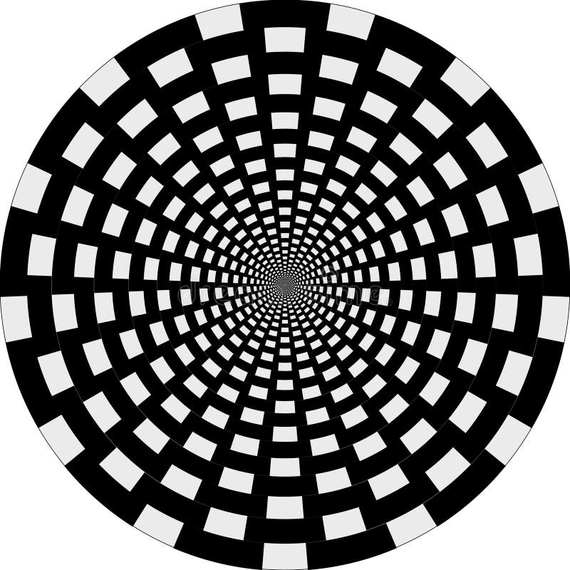 Background Tunnel Deep Hole Circle Mysterious Black and White Stock ...