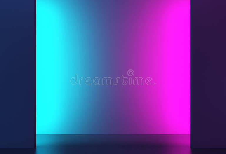 Background with Turquoise and Purple Gradient Stock Illustration ...
