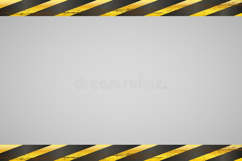 Background with Two Yellow Black Ribbons. Vector Illustration Stock ...