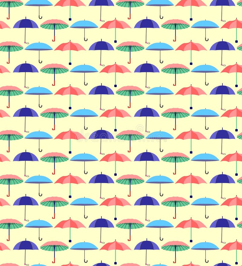 Background with umbrellas stock vector. Illustration of texture - 71721729