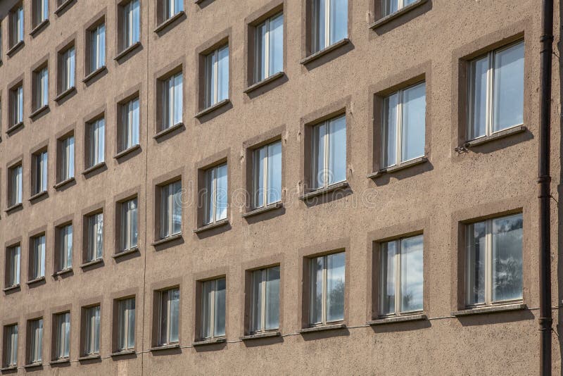 Background of Unpainted Concrete Building Stock Photo - Image of ...