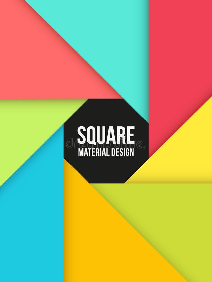 Background Unusual Modern Material Design Stock Vector - Illustration ...