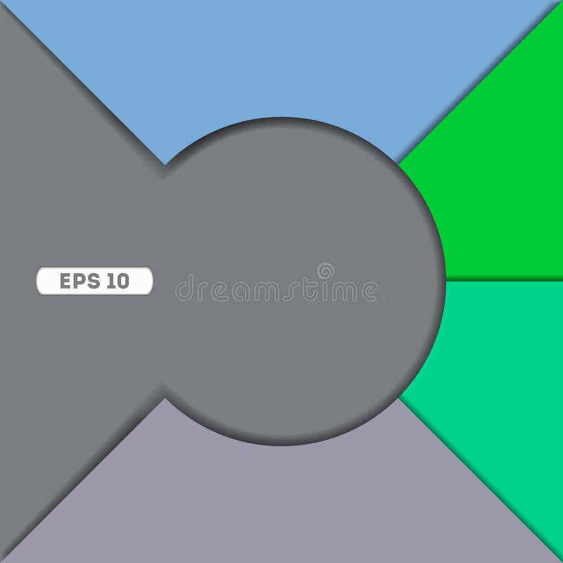 Background Unusual Modern Material Design. Square Format. Vector ...