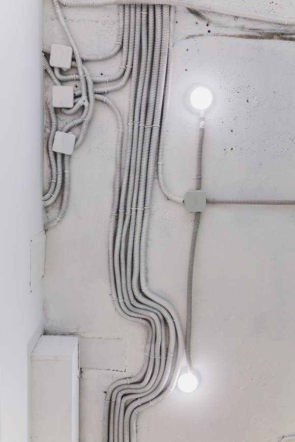 Background of Used Electrical Wires at Collection Center. Stock Photo ...