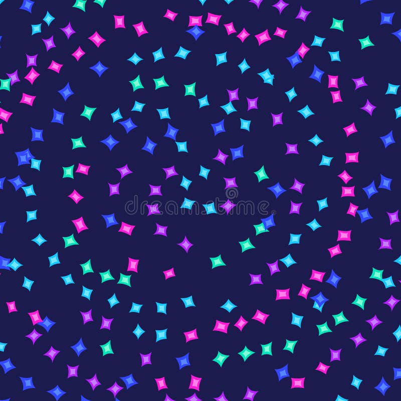 Background with Various Colored Stars. Image for Party Flyer. Stock ...