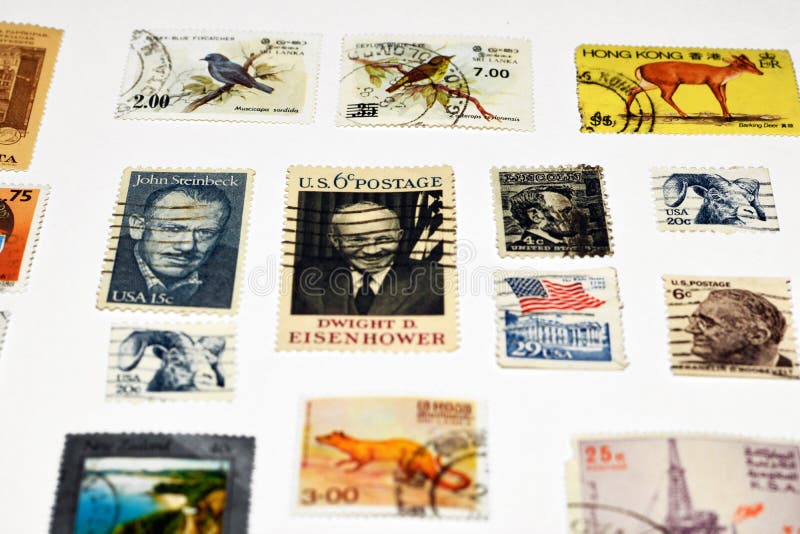 Stamps with Different Colored Borders Stock Vector - Illustration of ...