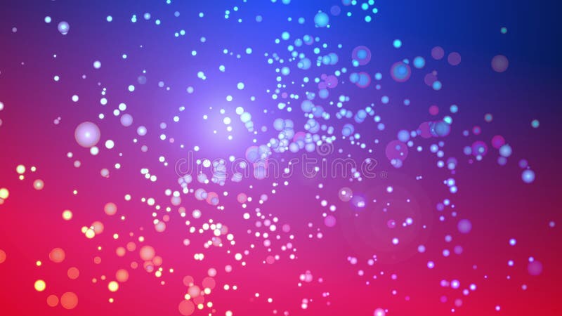 Background of Various Shapes of Colorful Flying Particles Stock Video ...