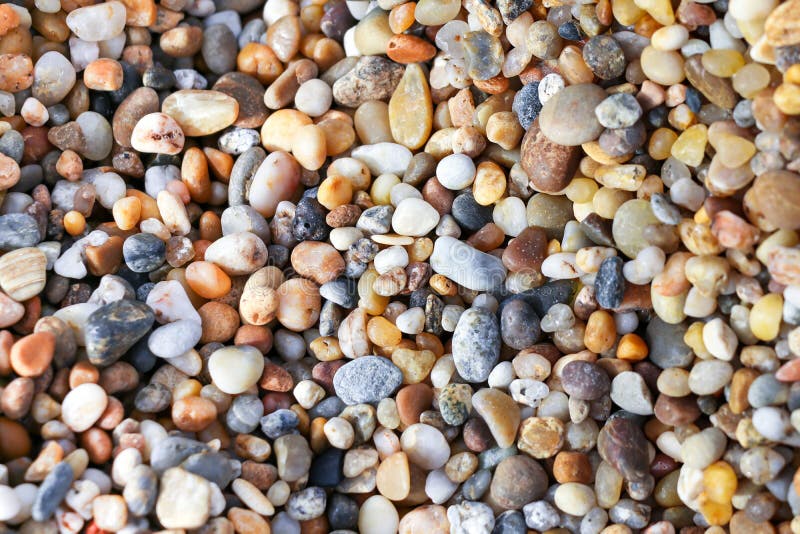 Background with Various Small Sea Colored Stones Stock Image - Image of ...