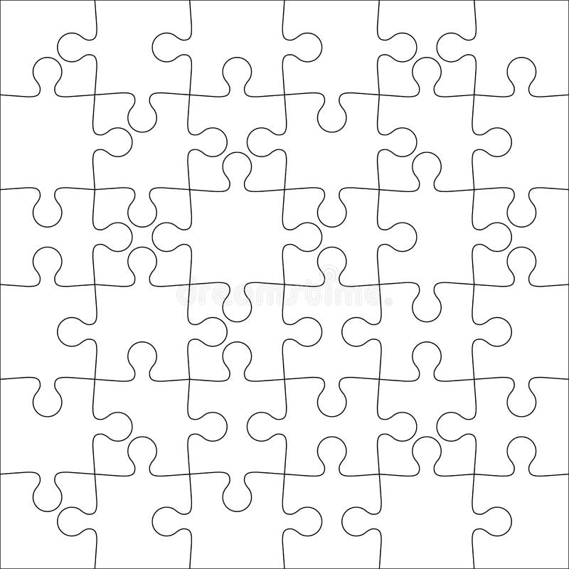 3D Illustration of Jigsaw Puzzle Pieces Falling into Place Stock ...