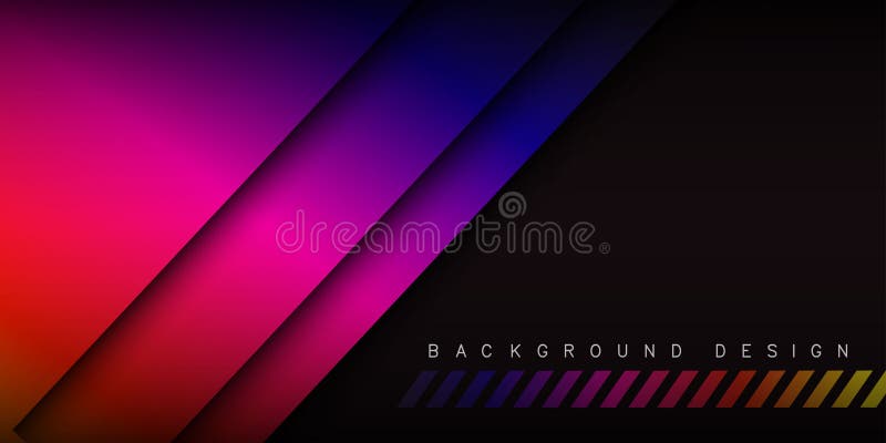 Background Vector Overlapping Layers with Colorful Arrow Directions for ...