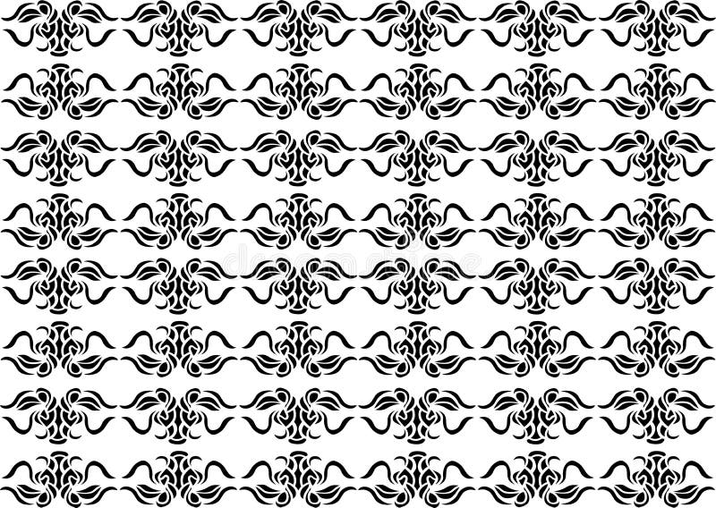 Background Vector Stencil, Black and White Stock Vector - Illustration ...