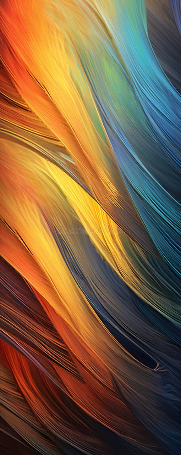 Background Vibrant Abstract Fluid Flow Style Stock Illustration ...