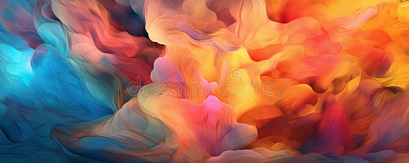 Background Vibrant Abstract Fluid Flow Style Stock Illustration ...