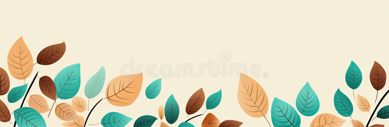 Background of Vibrant Autumnal Leaf Patterns: a Symphony of Nature S ...