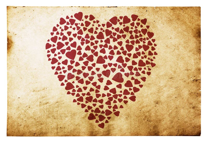 Vintage heart stock illustration. Illustration of beautiful - 30053758