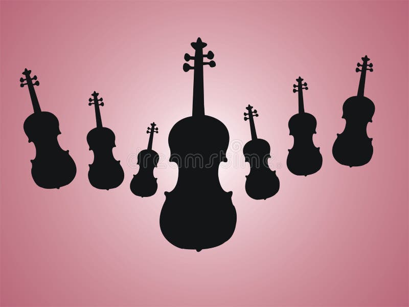 Violinist quintet stock vector. Illustration of white - 16756264