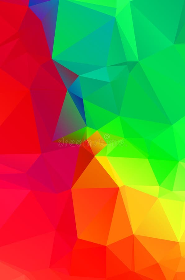 Background Vivid in the Style of Cubism. Color Wallpapers Stock Vector ...