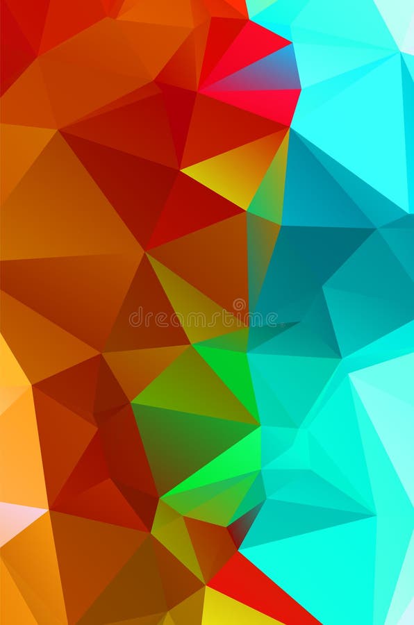 Background Vivid in the Style of Cubism. Color Wallpapers Stock Vector ...